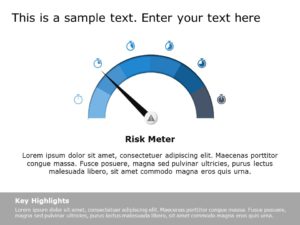 Risk Meter 03 PowerPoint Template | SlideUpLift