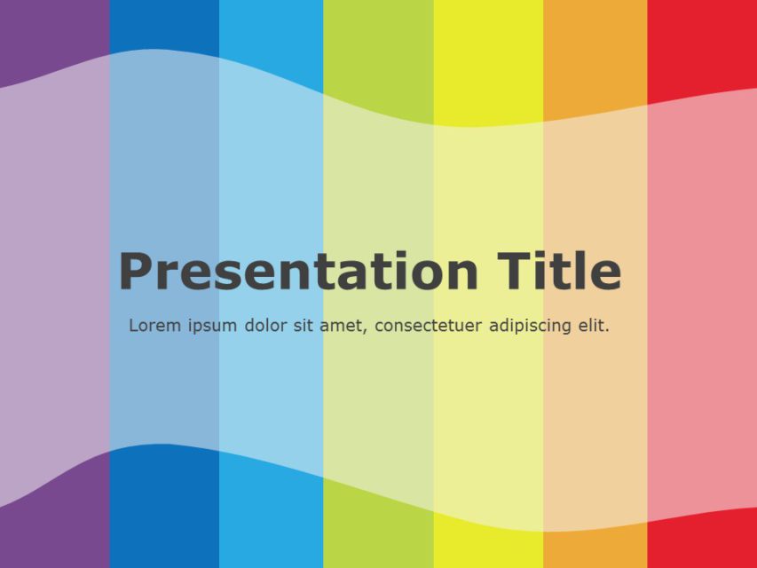 Editable Rainbow PowerPoint Templates & Slides | SlideUpLift