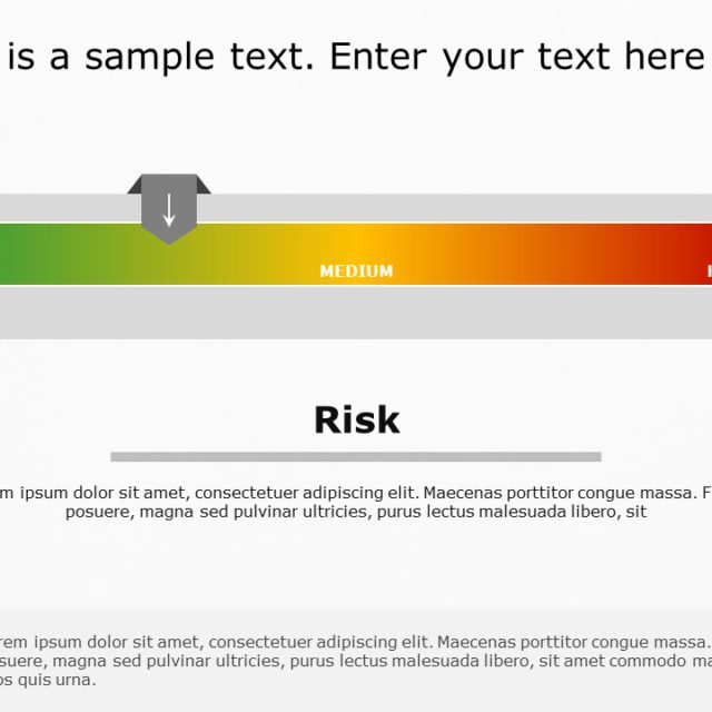 Risk Meter 22 PowerPoint Template