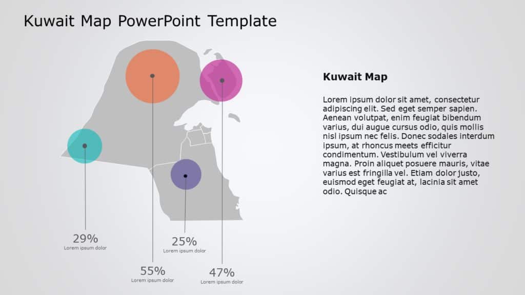 1198+ Free Editable Kuwait Maps Templates for PowerPoint | SlideUpLift