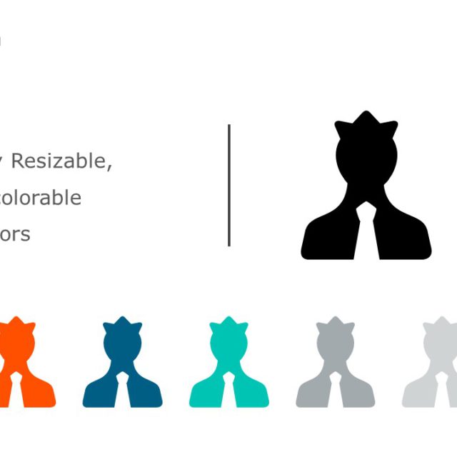 Leader Icon 01 PowerPoint Template