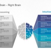 Left Brain Right Brain Logic PowerPoint Template