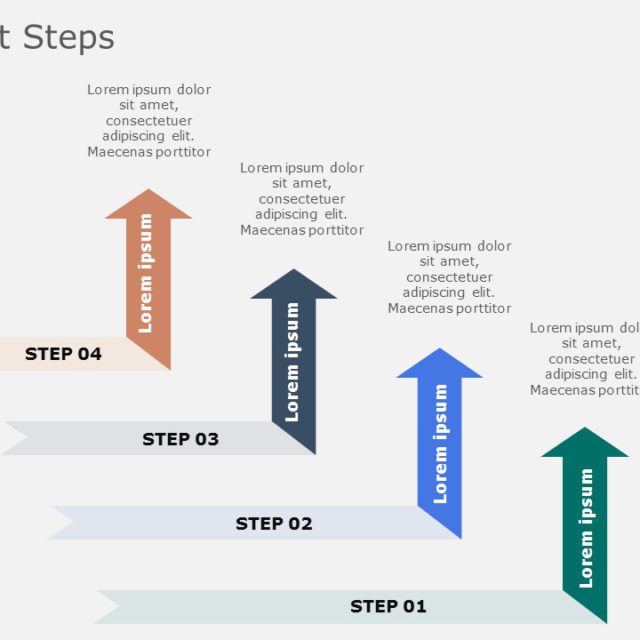 Next Steps 09 PowerPoint Template