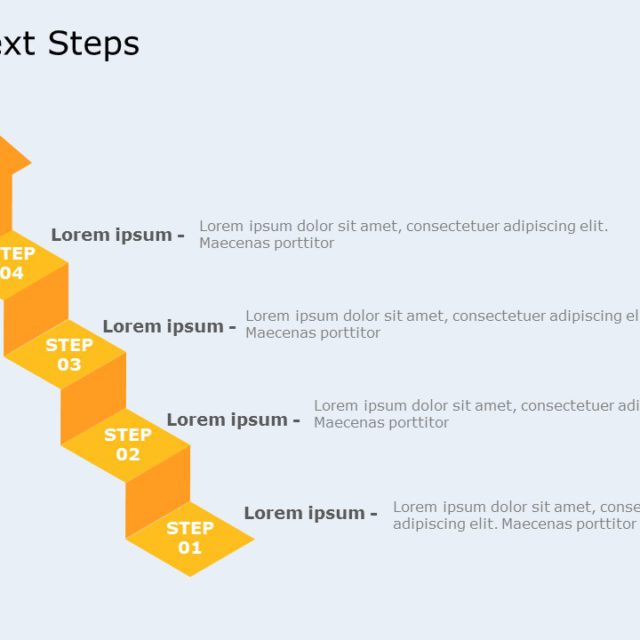Next Steps 01 PowerPoint Template | SlideUpLift