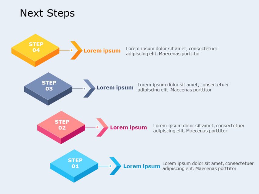 Next Steps PowerPoint Template | SlideUpLift