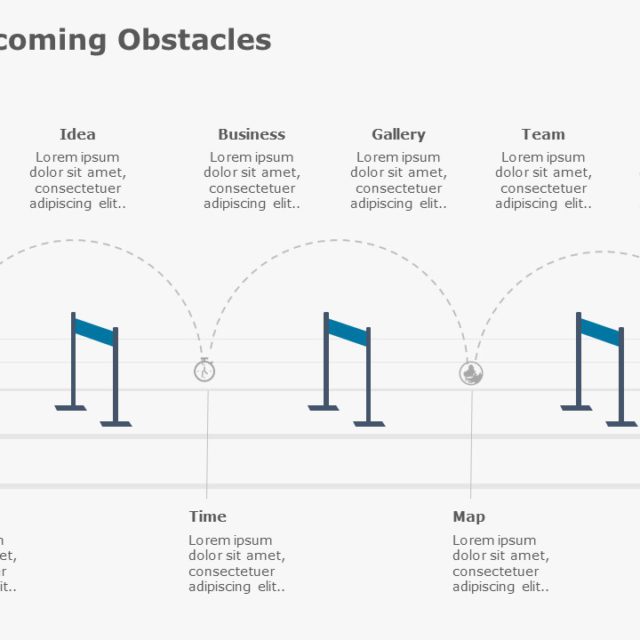 Overcoming Hurdles PowerPoint Template