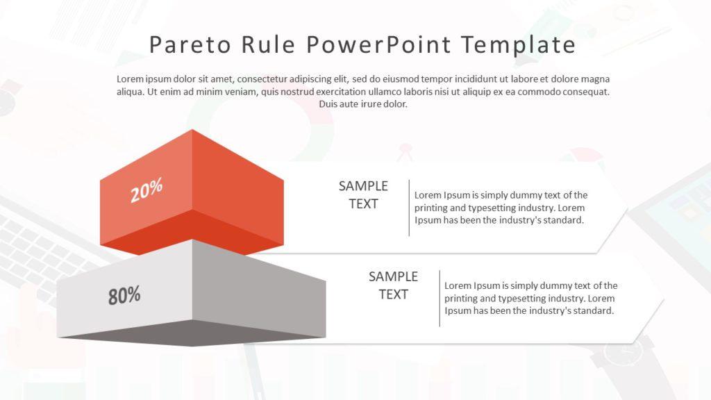 Editable Pareto Principle PowerPoint Templates & Slides | SlideUpLift Editable Pareto Principle PowerPoint Templates & Slides | SlideUpLift