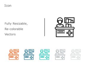 Pharmacy Icon 04 PowerPoint Template | SlideUpLift