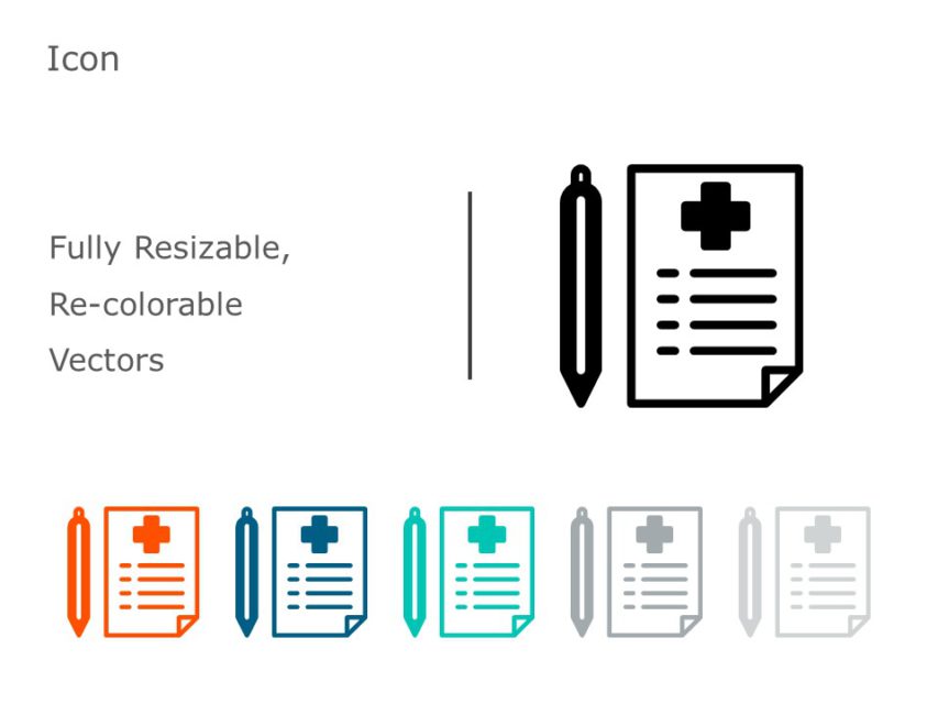 Editable Prescription Icons For PowerPoint | SlideUpLift