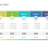 Pricing Table 01 PowerPoint Template
