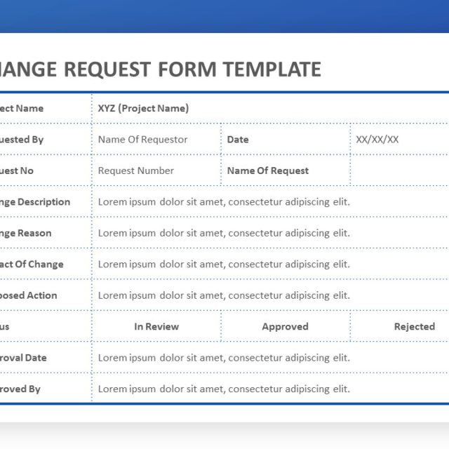 Project Change Log 02 PowerPoint Template