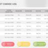 Project Change Log 01 PowerPoint Template