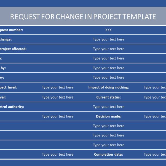 Project Change Log 04 PowerPoint Template