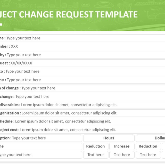 Project Change Log 01 PowerPoint Template