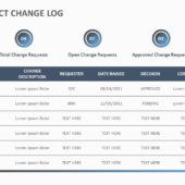 Project Change Log 01 PowerPoint Template
