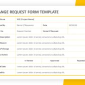 Project Change Log 01 PowerPoint Template