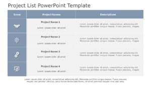 1047+ Free Editable Project List Templates For PowerPoint | SlideUpLift