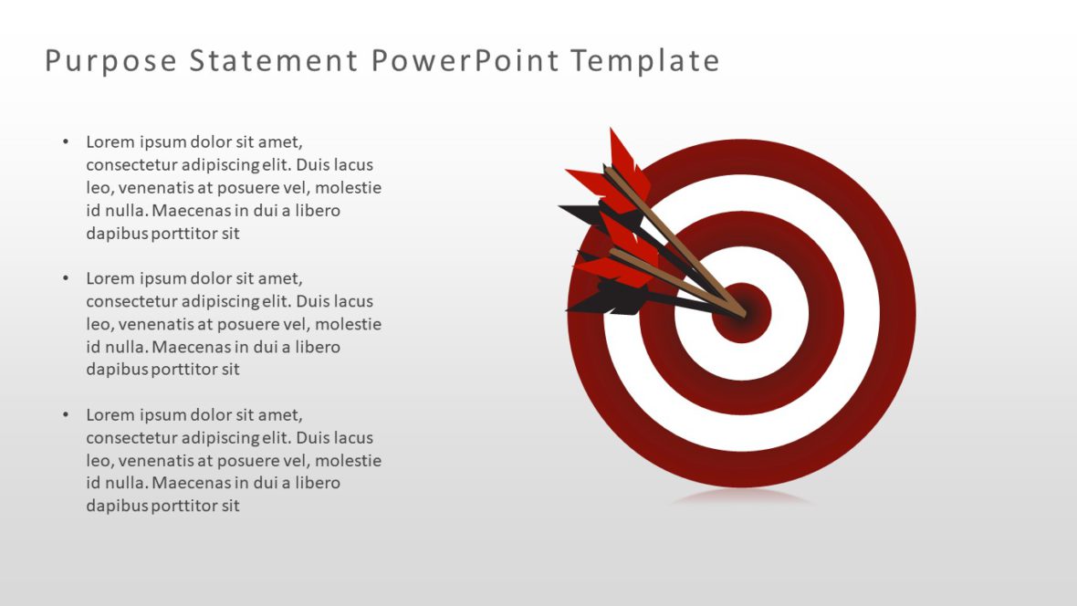 Editable Purpose Statement Template for PowerPoint | SlideUpLift