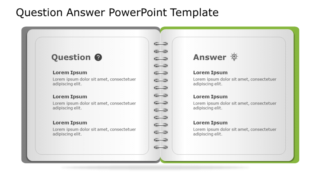 Question & Answer PowerPoint Template | SlideUpLift