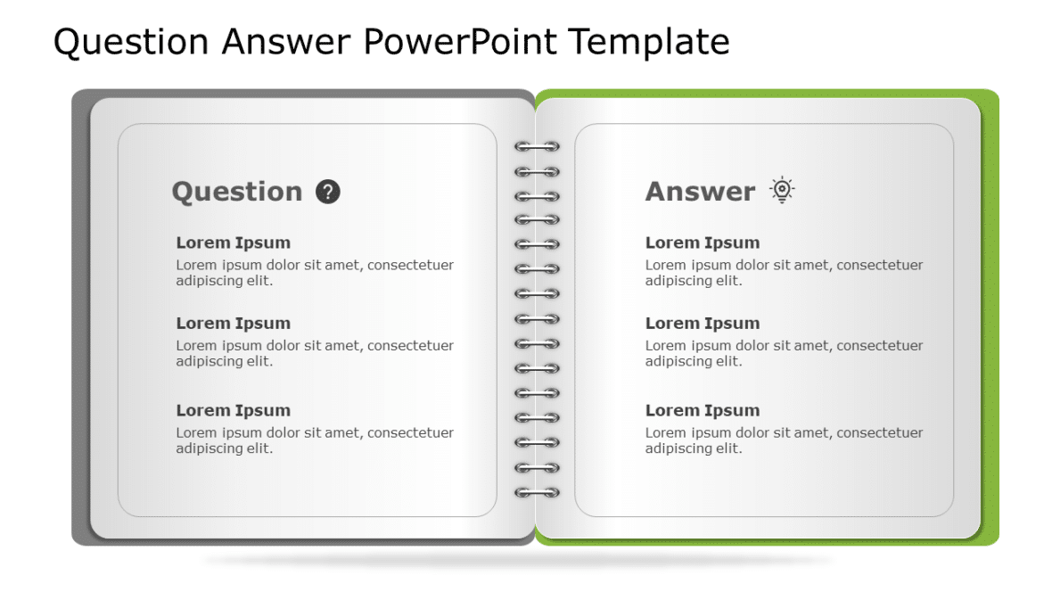 Question & Answer PowerPoint Template | SlideUpLift