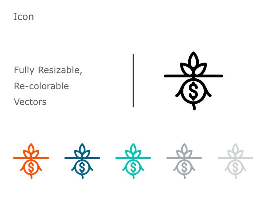 ROI Icon 04 PowerPoint Template | SlideUpLift