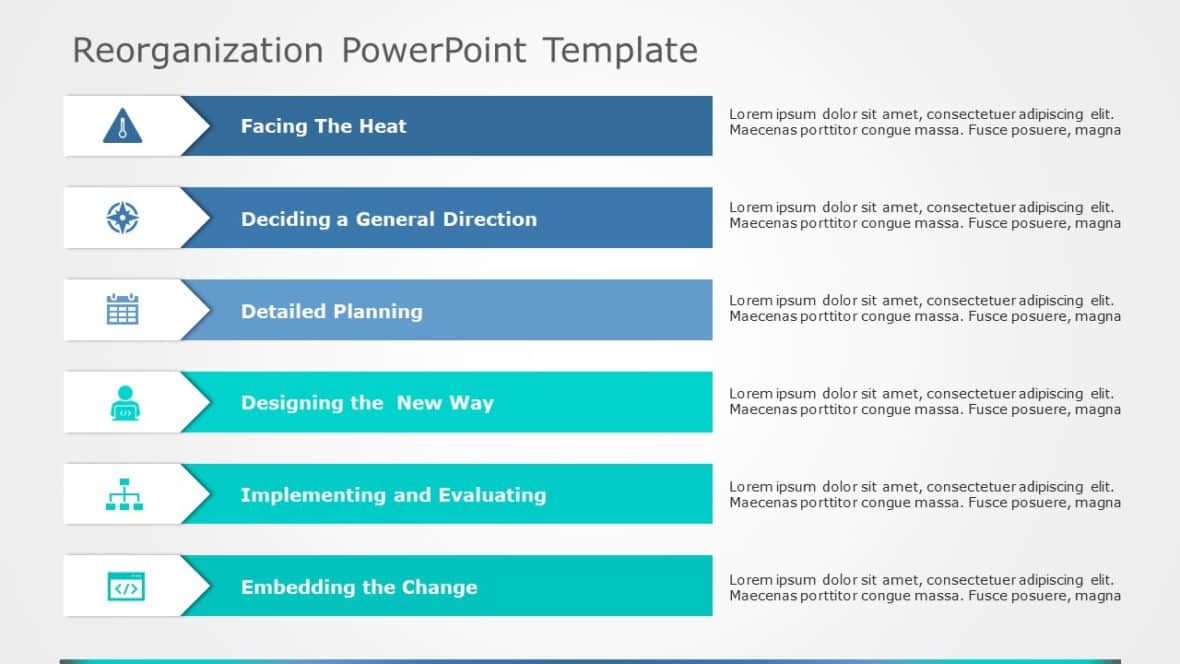 Editable Reorganization PowerPoint Templates & Slides | SlideUpLift