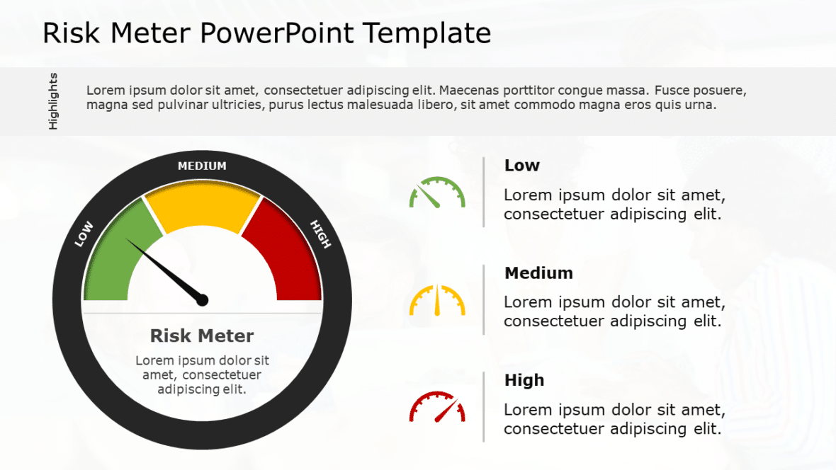 1064+ Free Editable Risk Meter Templates for PowerPoint | SlideUpLift