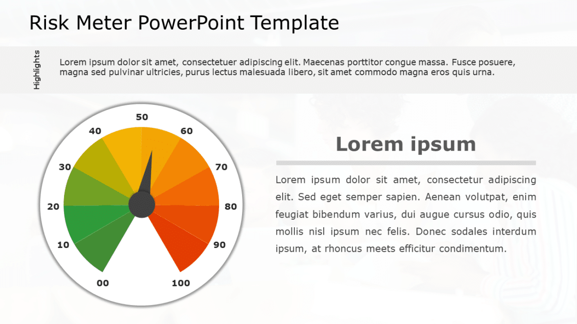 Editable Gauge Chart Templates For PowerPoint | SlideUpLift