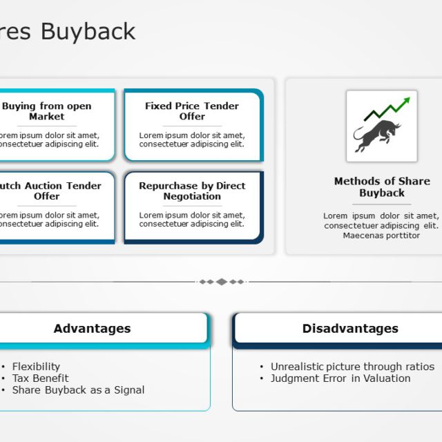 Shares Buyback 01 PowerPoint Template