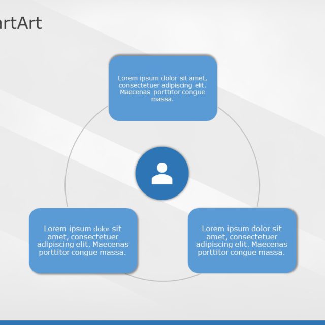 SmartArt Cycle Non Directional Cycle 9 Steps | SlideUpLift