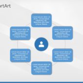 SmartArt Cycle Non Directional Cycle 9 Steps