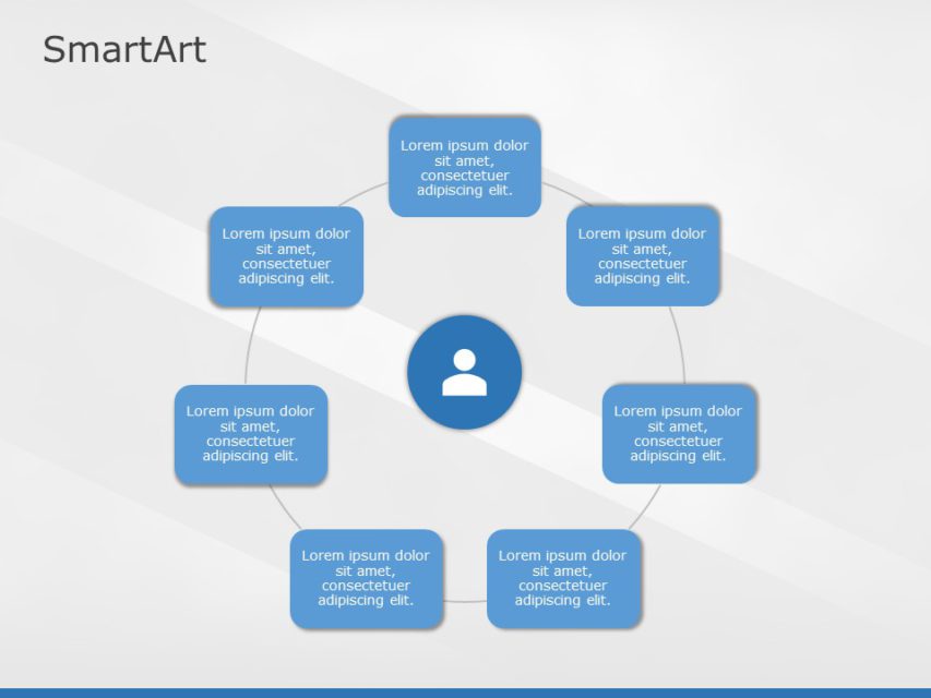 SmartArt Cycle Radial 10 Steps | SlideUpLift