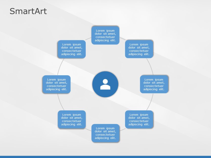 SmartArt Cycle Radial 7 Steps | SlideUpLift