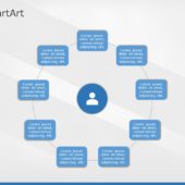 SmartArt Cycle Non Directional Cycle 8 Steps