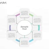 SmartArt Cycle Radial 6 Steps