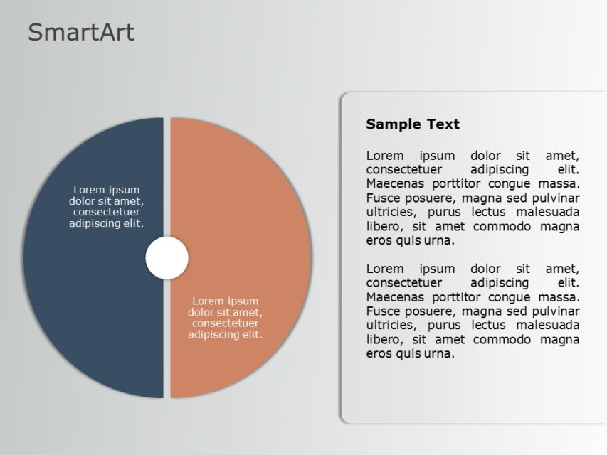 SmartArt Cycle Segmented Pie 7 Steps | SlideUpLift