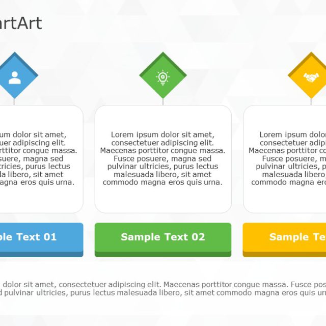 SmartArt List Architecture Layout 2 Steps
