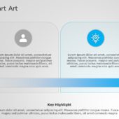 SmartArt List Continuous Text Box 5 Steps PowerPoint Template | SlideUpLift