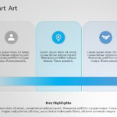 SmartArt List Continuous Text Box 5 Steps PowerPoint Template | SlideUpLift