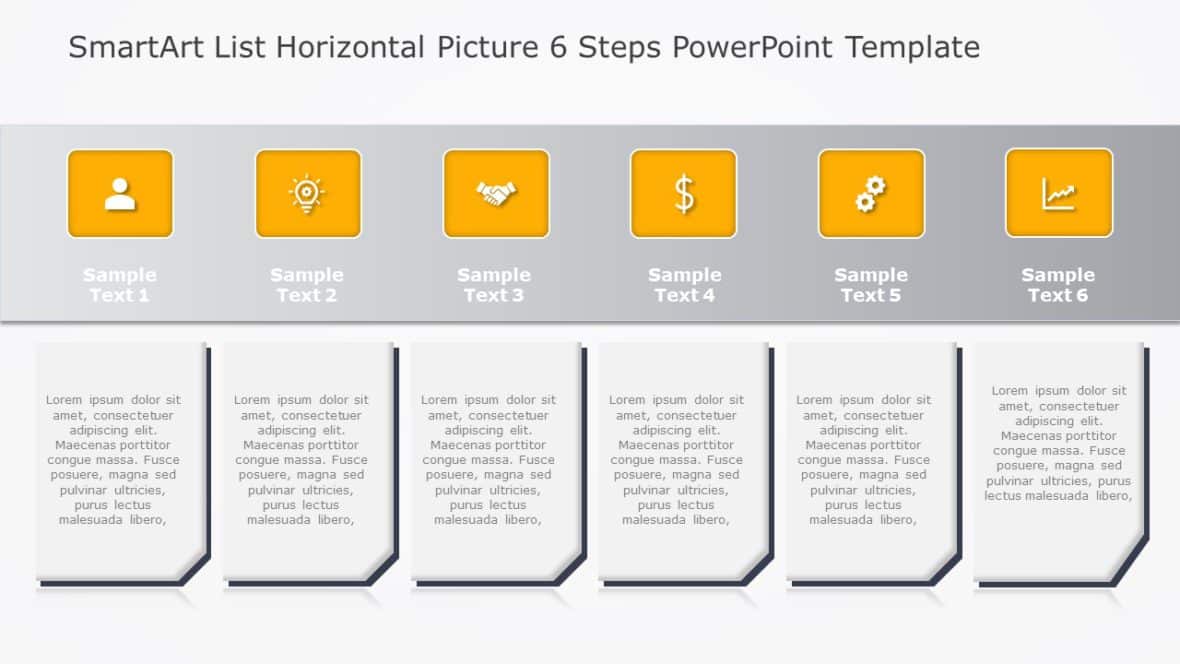 1250+ Free Editable 6 Steps Templates for PowerPoint | SlideUpLift