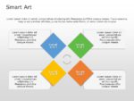 SmartArt List Matrix 4 Steps PowerPoint Template | SlideUpLift