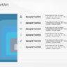 SmartArt List Segment 6 Steps | SlideUpLift