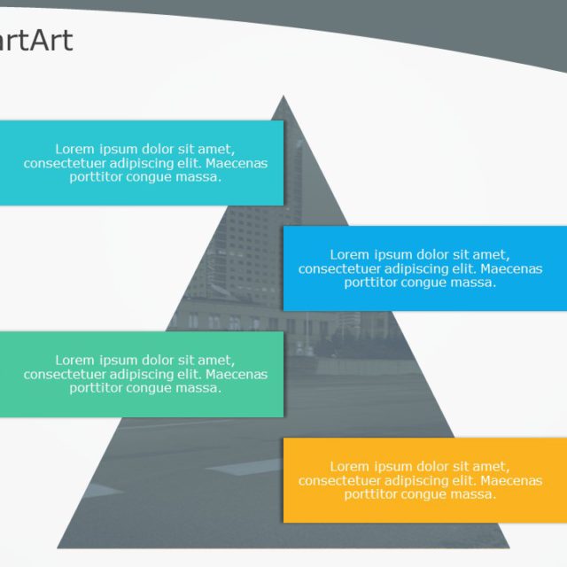 SmartArt List Pyramid 6 Steps