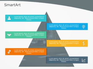 SmartArt List Pyramid 6 Steps | SlideUpLift