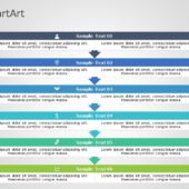 SmartArt List Curved 6 Steps