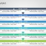 SmartArt List Trapezoid 6 Steps | SlideUpLift