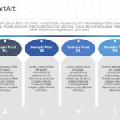 SmartArt List Trapezoid 4 Steps | SlideUpLift