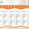 SmartArt List Arrows 6 Steps | SlideUpLift