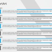 SmartArt List Vertical Block 6 Steps | SlideUpLift