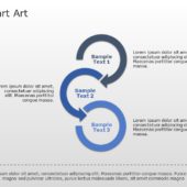 SmartArt Process Circle Arrows 5 Steps PowerPoint Template